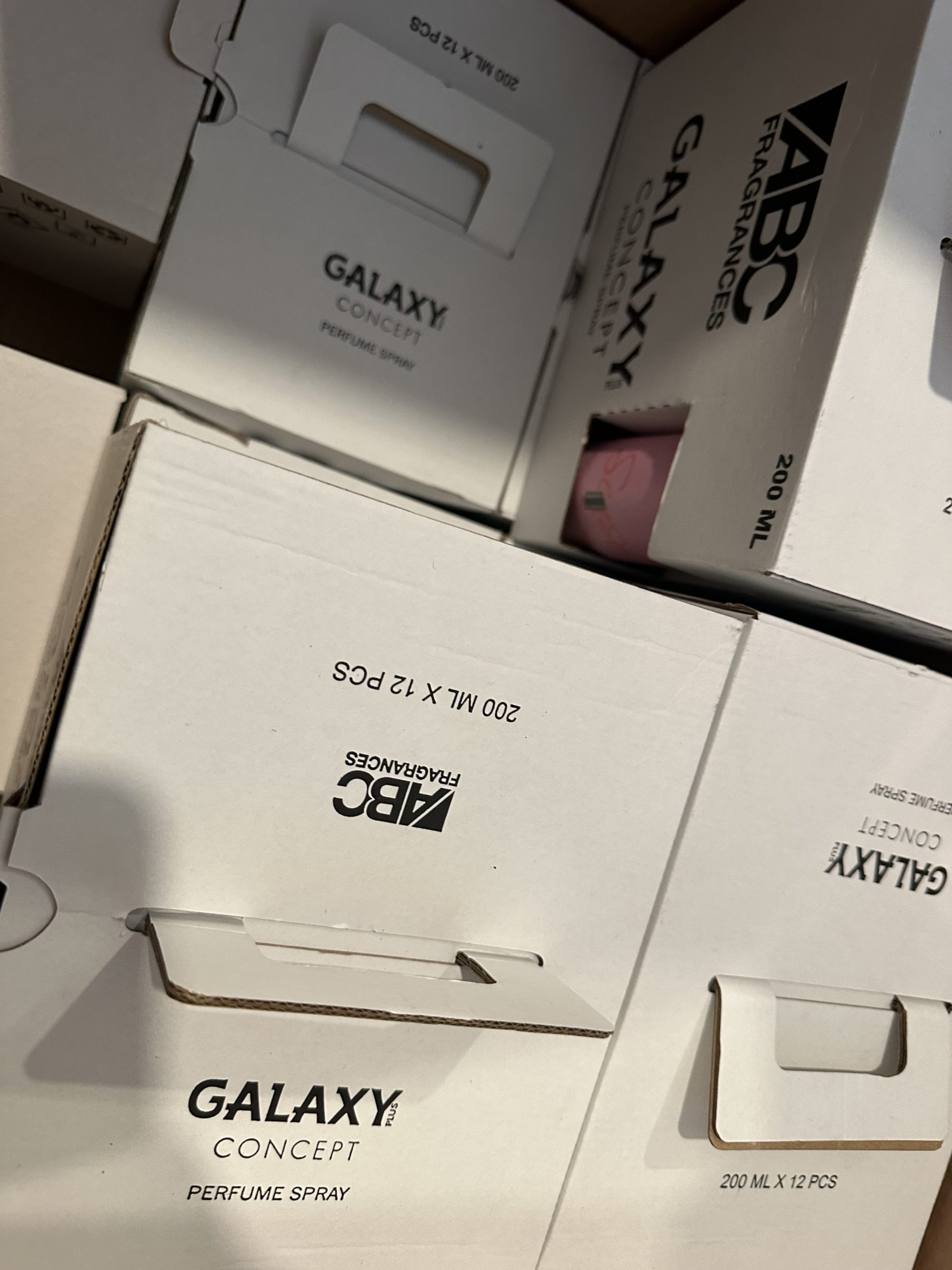 Box of 96 Pieces | Galaxy Plus Concept Body Spray for Men/Women 200ml ...